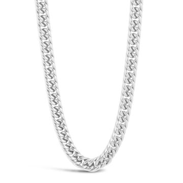 Flat Curb Chain Necklace SILVER – The Cove by Dune