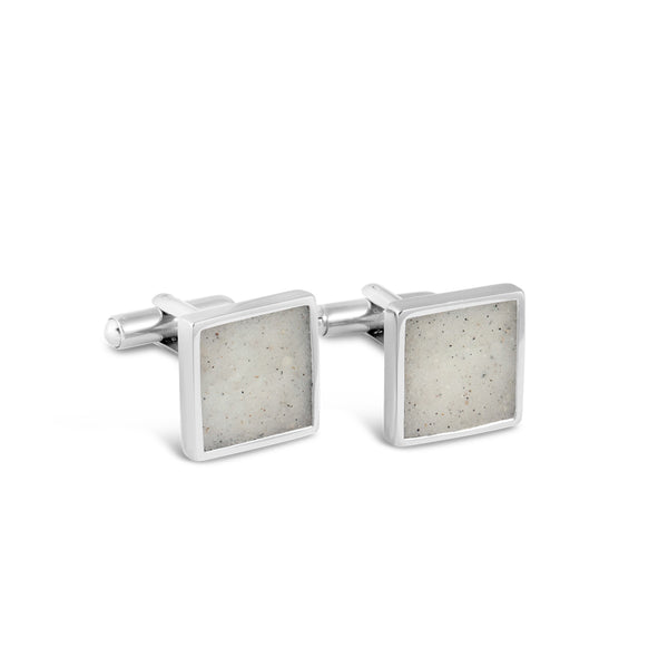 Men's Square Cufflinks Made with Fenway – The Cove by Dune